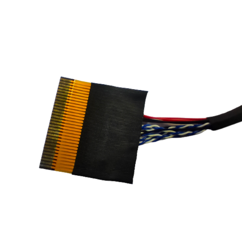5 Pair Universal to FFC LVDS Cable Right Side Power - Dip Electronics ...