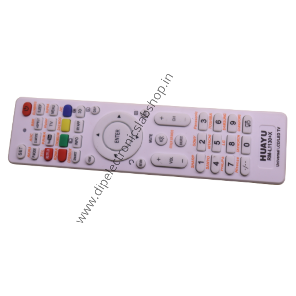Universal LCD/LED TV Remote HUAYU RM-L1130+X – Dip Electronics LAB Shop