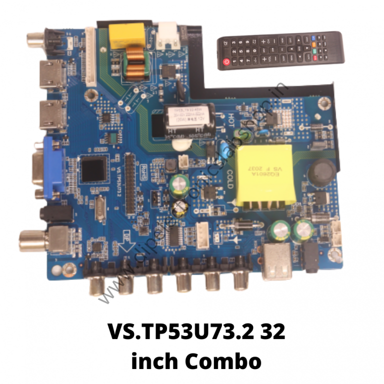 VS.TP53U73.2 32 Inch LED TV Combo Motherboard with remote - Dip Electronics LAB Shop