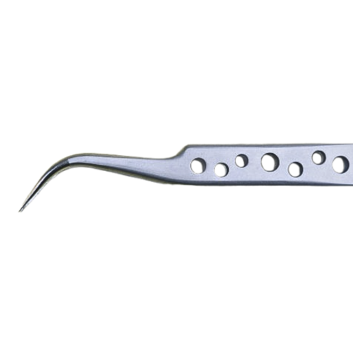 Koocu st-15 Stainless Steel Curved Pointed Tip High Hardness Tweezer ...