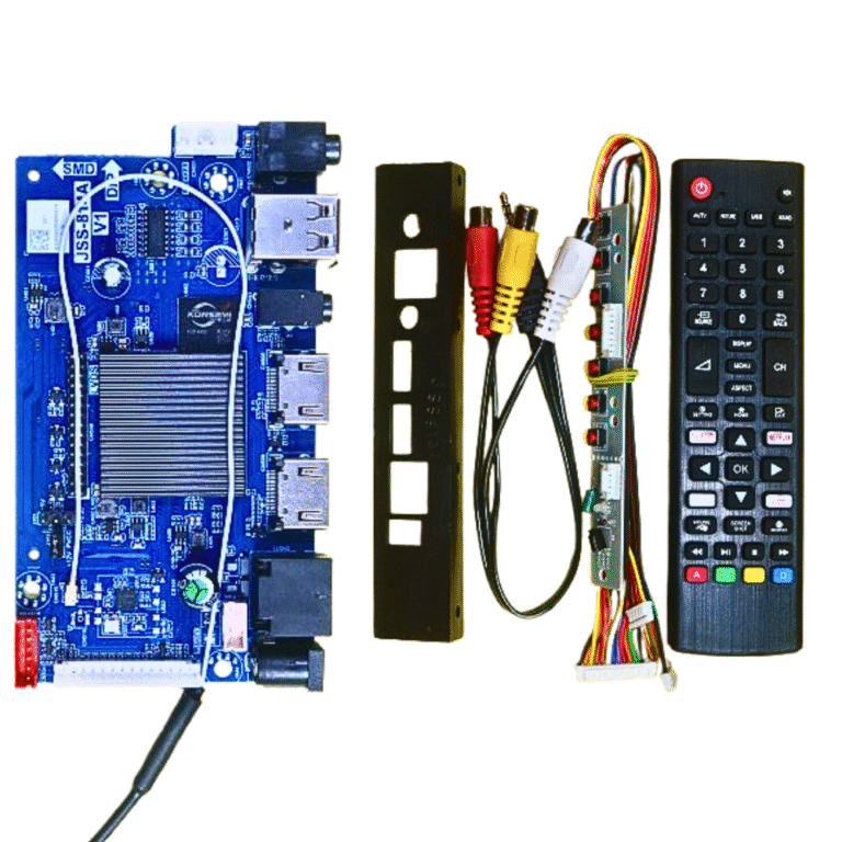 Universal 4K LED TV Android Motherboard U11 Type with Bluetooth and Voice Remote S632A1.5 - Dip ...