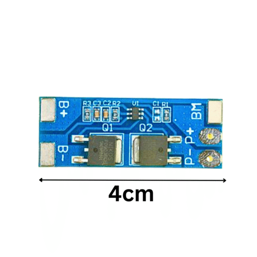 1S 12A 3.6V BMS Battery Protection Board for LiFePo4 Cell - Dip ...