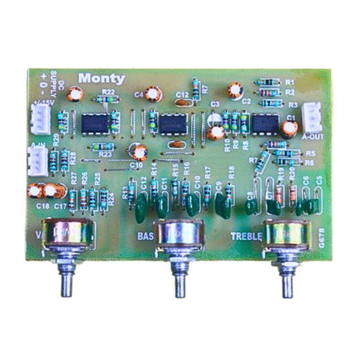 Bass Trable and Volume Control Board for Amplifier - High Quality and ...