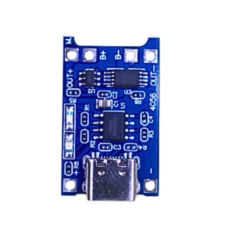 TP4056 Type-C USB 5V 1A Lithium Battery Charging Module with Protection ...