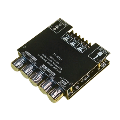 50x2+100W ZK-MT21 Class-D Audio Amplifier Board with Bluetooth 5.0 ...