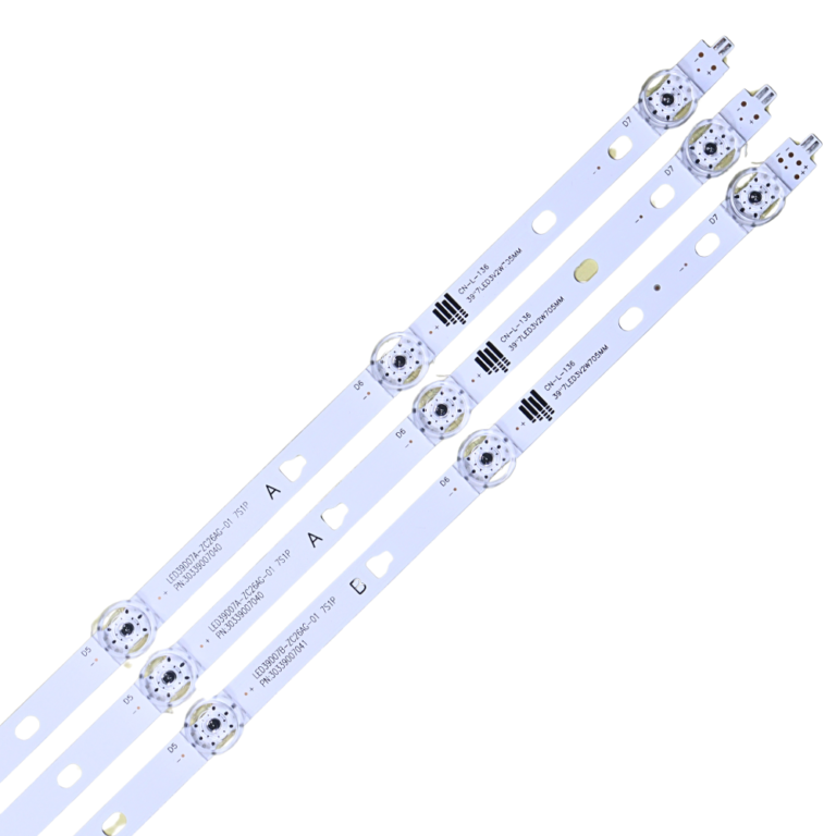 40K6600GA Haier 40 inch LED TV backlight Strips 7LED 3V 2W 705MM Lenth ...